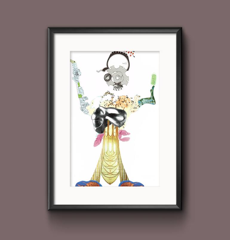 Moira_IV (Groyne Moore Wankel) Collage by Thomas Nagel | Saatchi Art