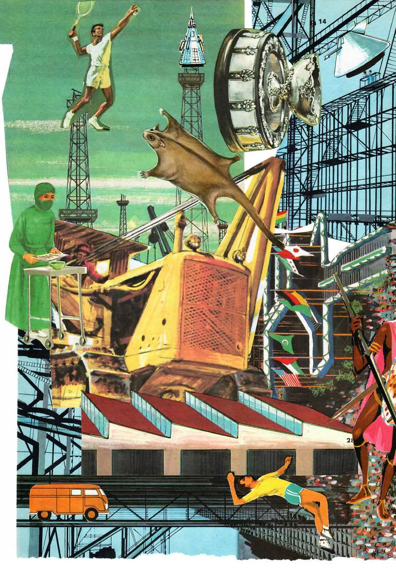 Great Future Collage by Thomas Nagel | Saatchi Art