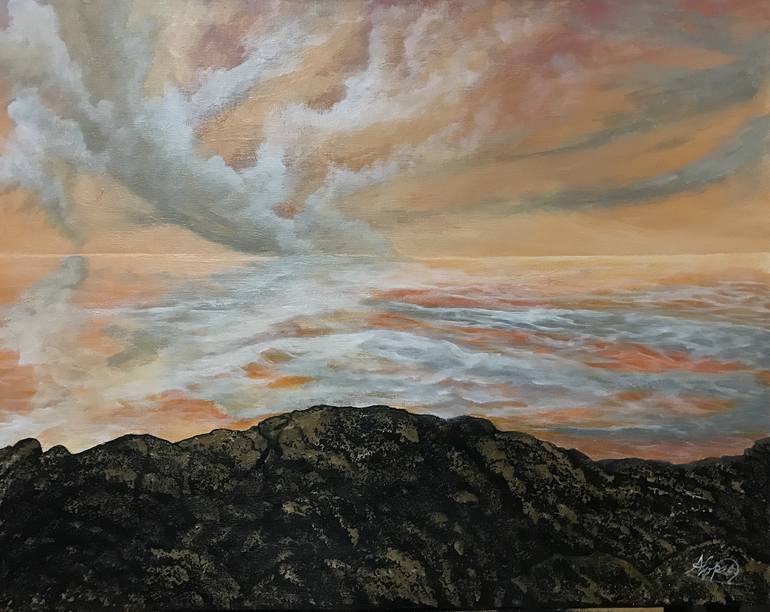 Heaven007 Painting by Alicia Lopez | Saatchi Art