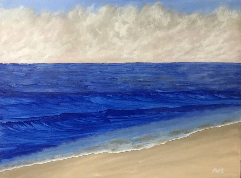 The colors of the sea 129 Painting by Alicia Lopez | Saatchi Art