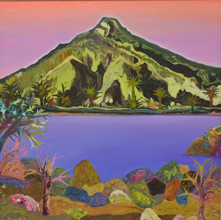 La Concha Painting by Gabriela Fernandez | Saatchi Art