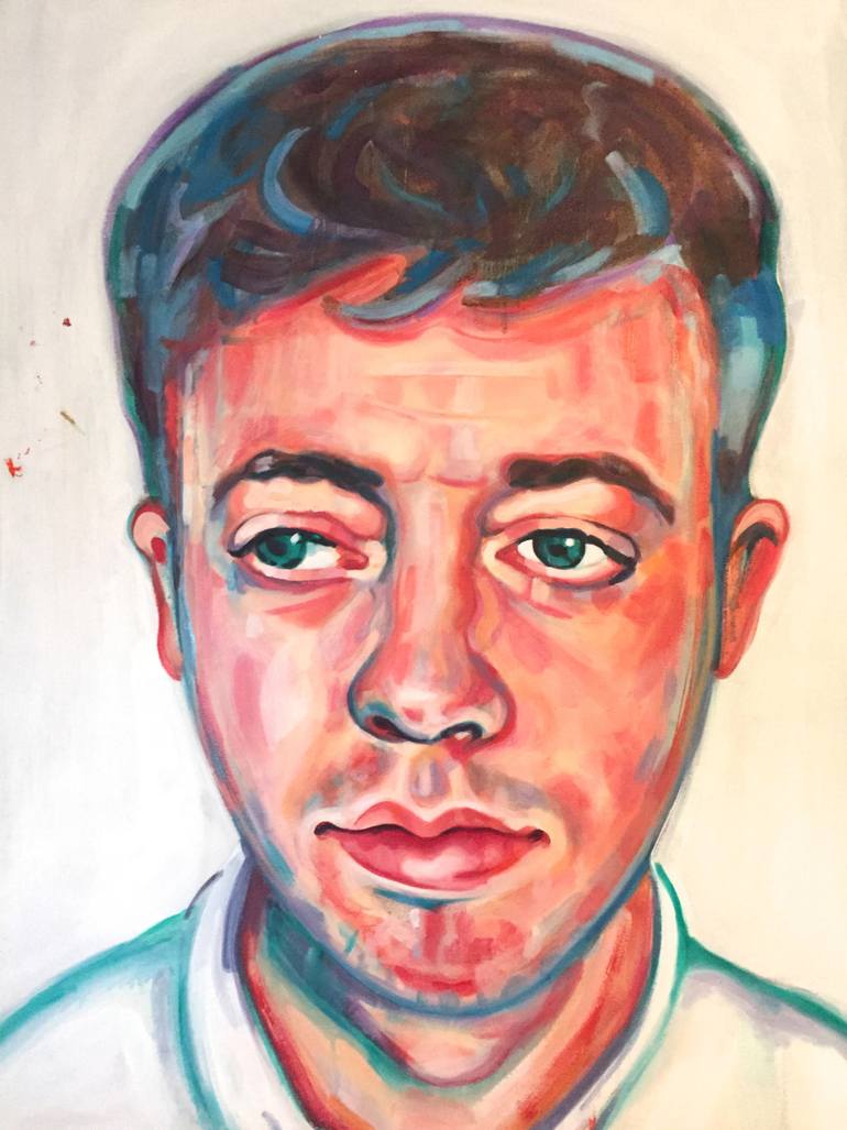 Kai 2016 Painting by Sinead Reed-Forrester | Saatchi Art