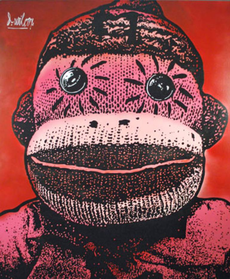 Pinkie Painting by Dave Wilcox | Saatchi Art