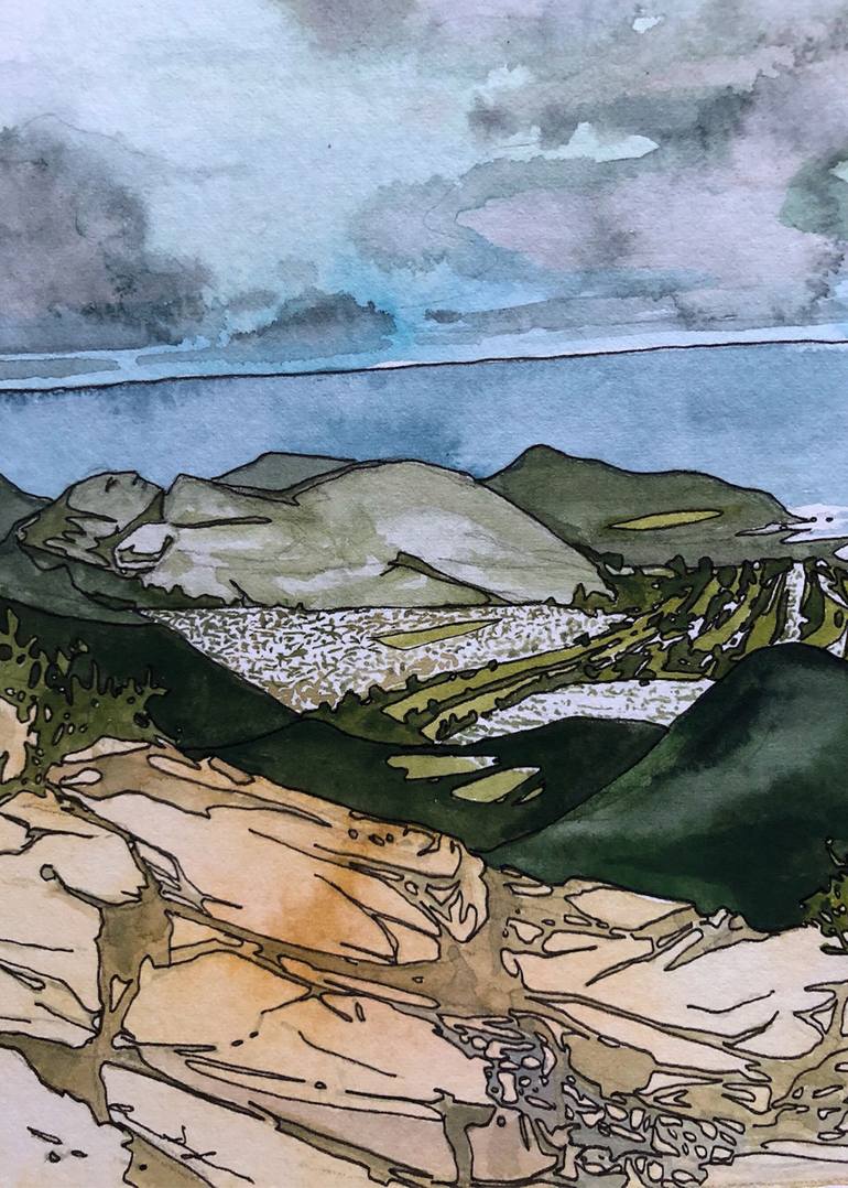 Koko Crater Painting by Andrea Durfee | Saatchi Art