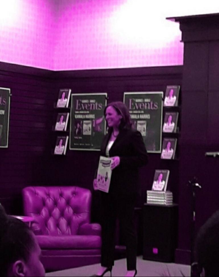 7 Art Basel KAMALA HARRIS PURPLE 16x20 Blake LeVine 2024 Photography by ...