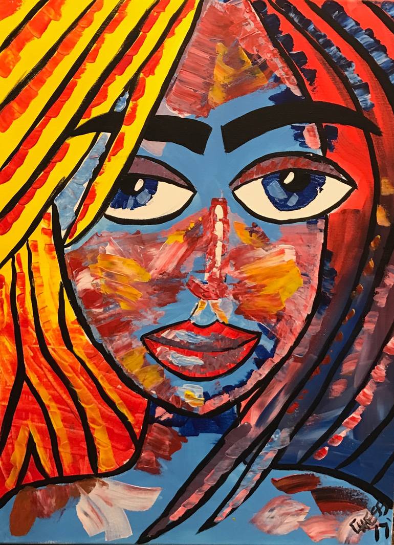 Covering Beauty Painting by Scott Chester | Saatchi Art