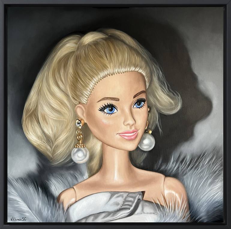 Barbie II Painting by Viktoria Skityba | Saatchi Art