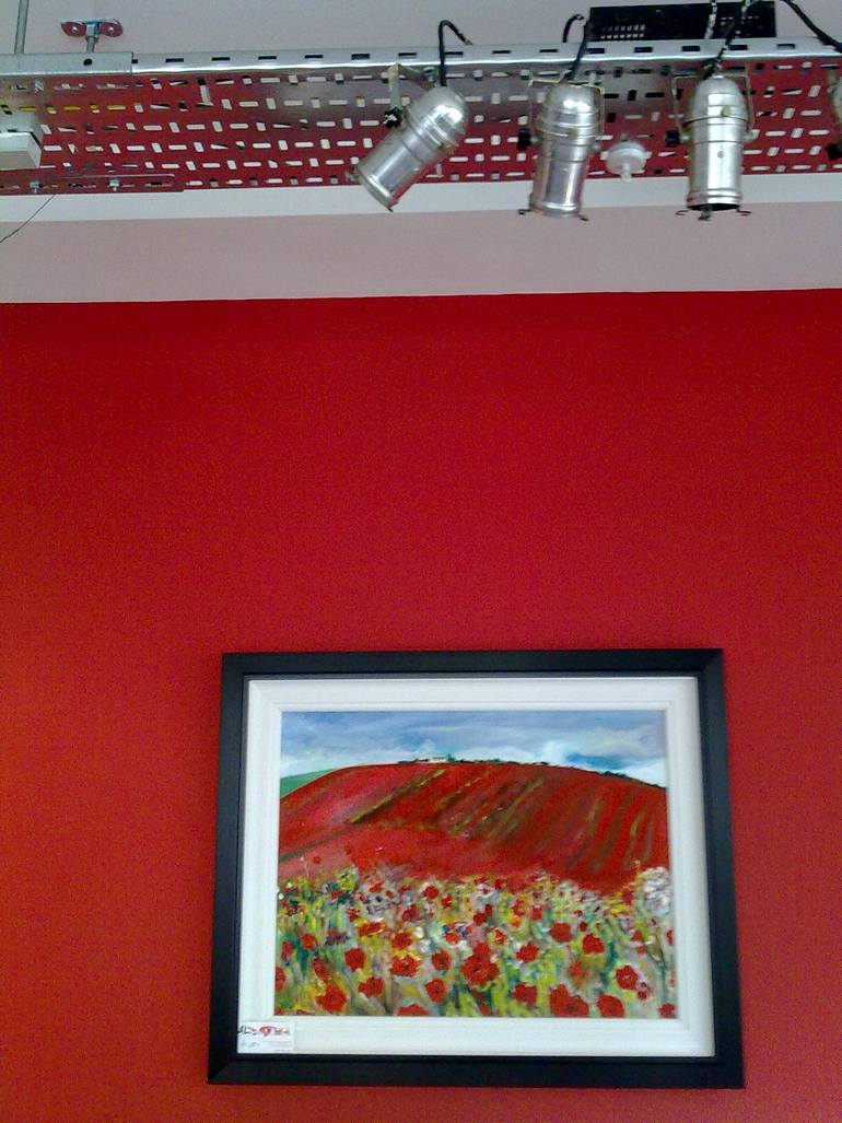 House On Poppy Hill Painting by Andy Leishman | Saatchi Art