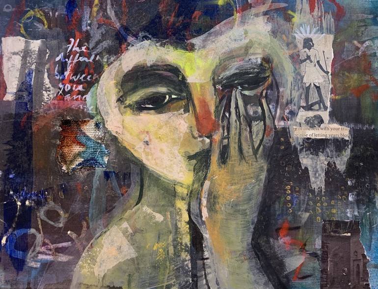 The Difference Between You and I (series 1 of 5) Painting by Maria ...
