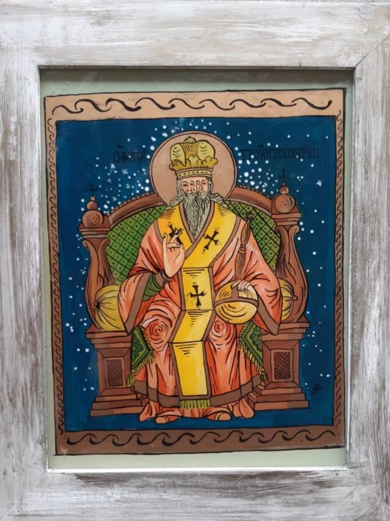 The Holy Trinity Drawing by Costache Nicoleta Madalina | Saatchi Art