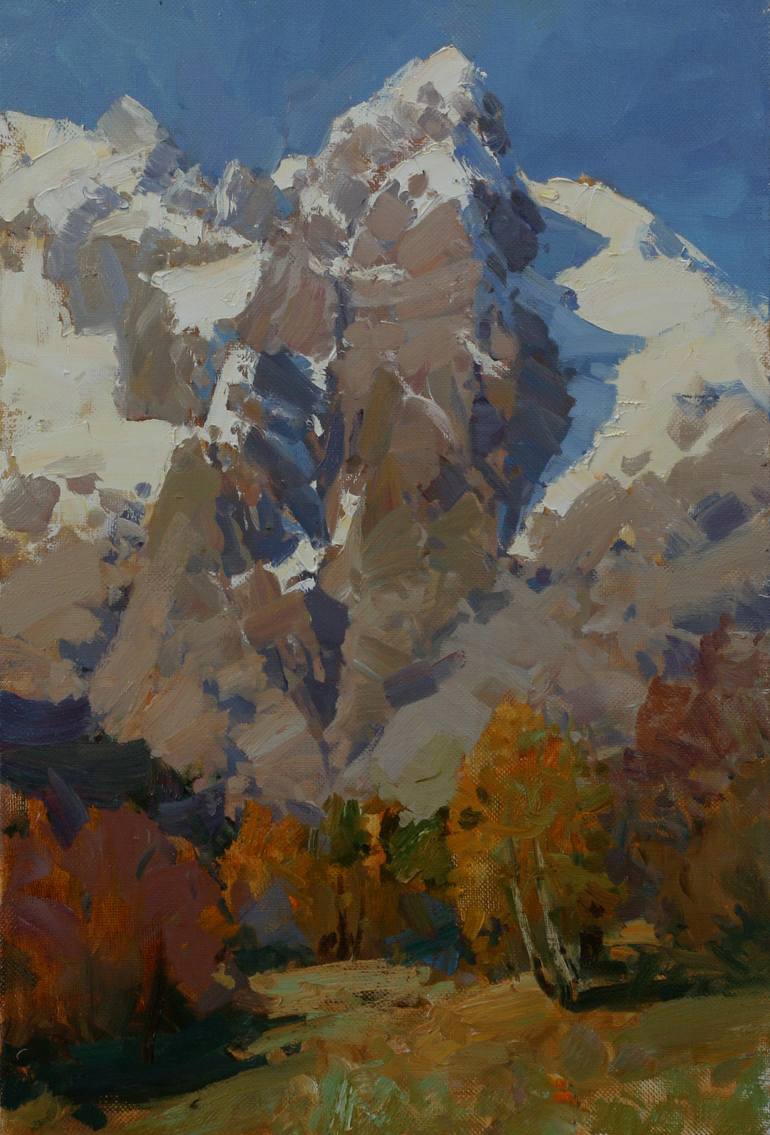 Tenderness of autumn Painting by Alexander Babich | Saatchi Art