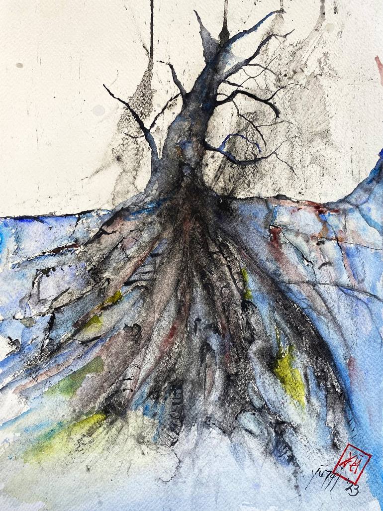 Roots Painting by Nini Yūrei Ferrara | Saatchi Art