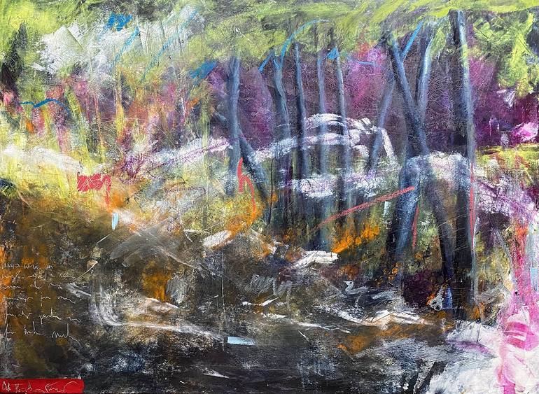 All the time. A day. Painting by Nini Yūrei Ferrara | Saatchi Art