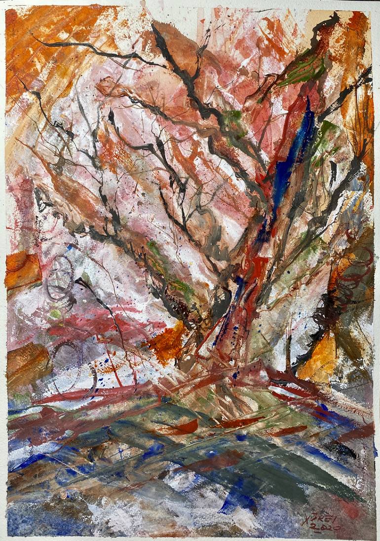 The Caronia's Tree (L'albero di Caronia) Painting by Nini Yūrei Ferrara ...