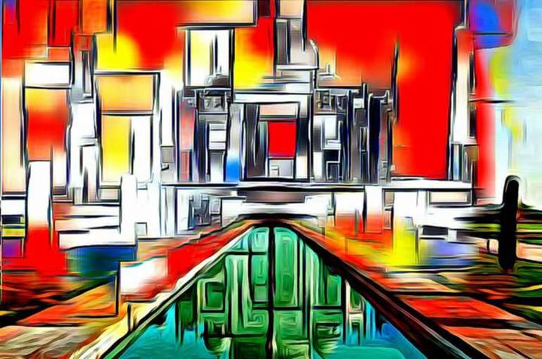 A Far Off Land - Limited Edition 1 of 60 Mixed Media by Yassine Zine ...
