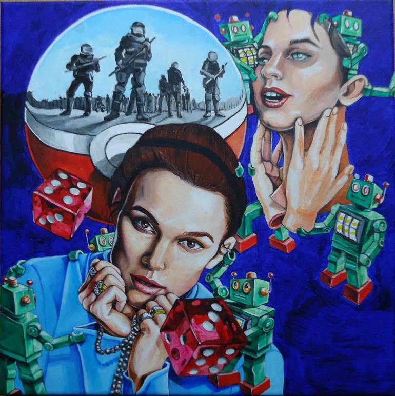 Be Lucky Painting by Craig Knight | Saatchi Art