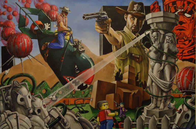 Love Bomb '17 Painting by Craig Knight | Saatchi Art