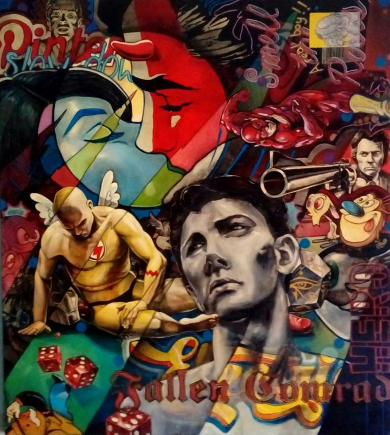 Fallen Comrade Painting by Craig Knight | Saatchi Art