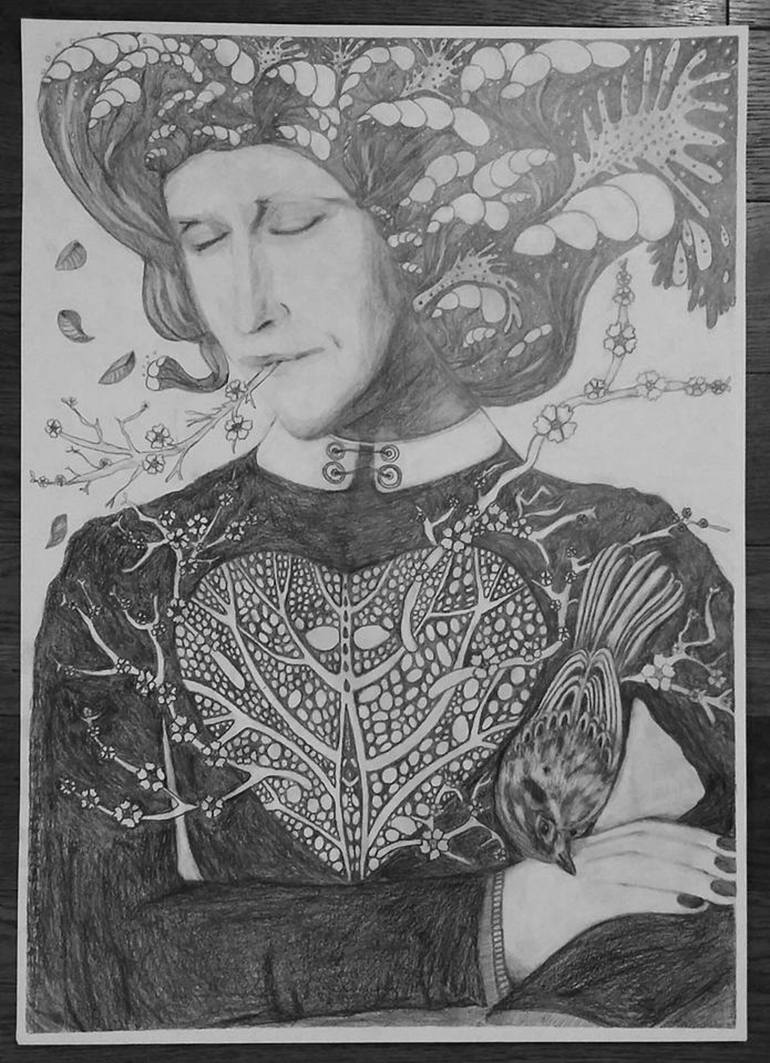 Dream / Fantasy drawing Drawing by Matilda Ma Müller | Saatchi Art
