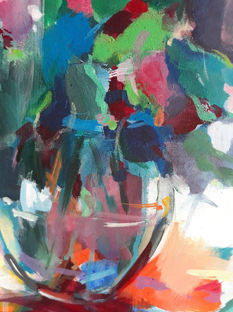 Flowers- Style life 2 Painting by Marija Ruzicic | Saatchi Art