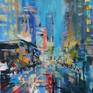 Afternoon on Times Square- NYC Painting by Marija Ruzicic | Saatchi Art