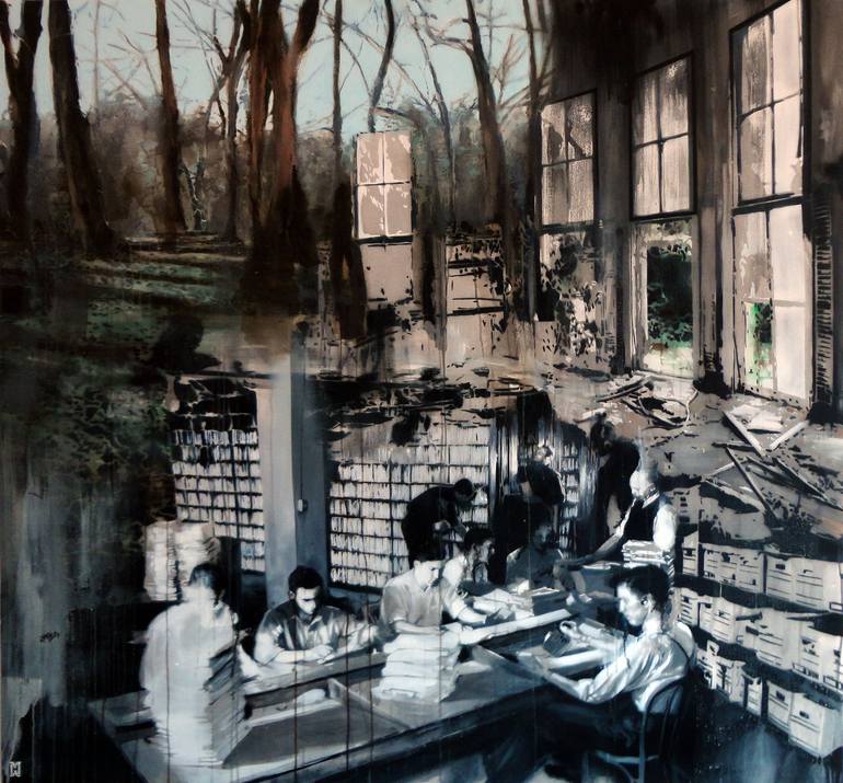 Disturbed2 (SOLD) Painting by Michal Mráz | Saatchi Art
