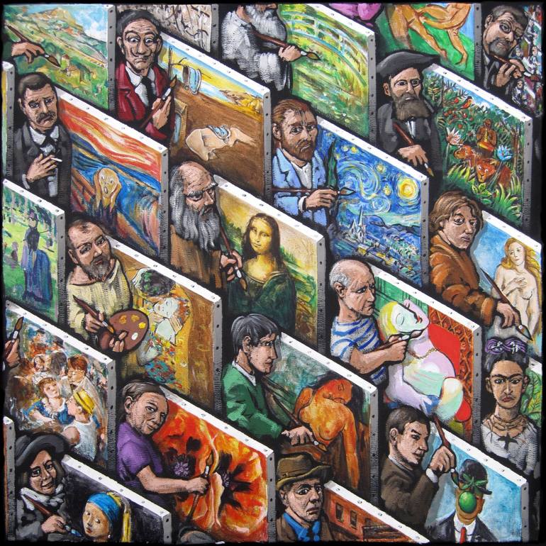 Top Painters Painting Painting by James Milroy | Saatchi Art