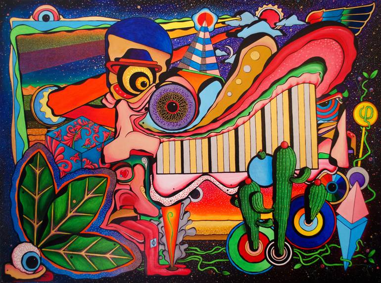 The Probability Fields of Phi Painting by Daniel Brown | Saatchi Art