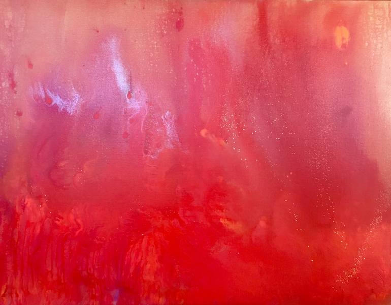 Red Hot Painting by Charlotte Tusch Scherer | Saatchi Art