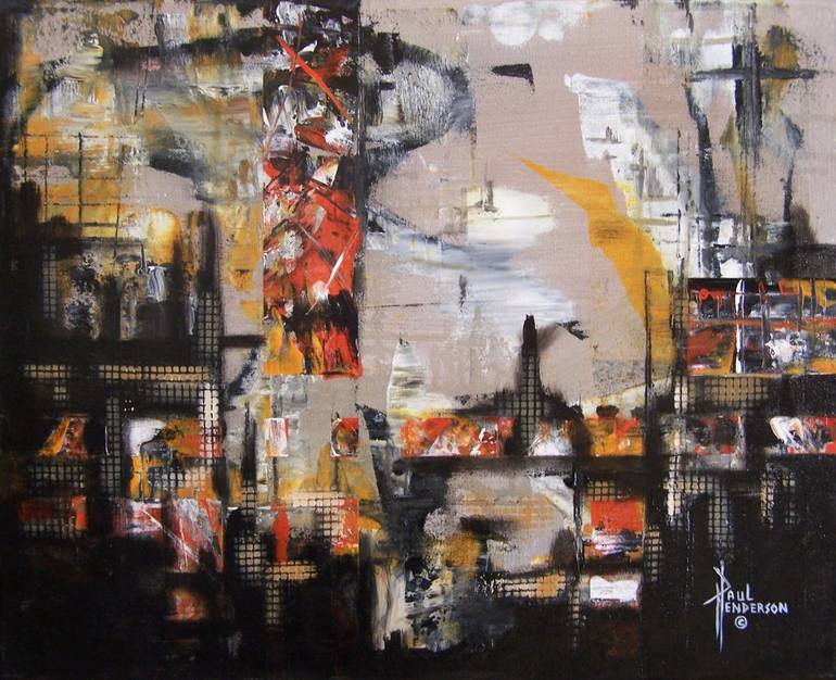 Fade into Black Painting by Paul Henderson | Saatchi Art