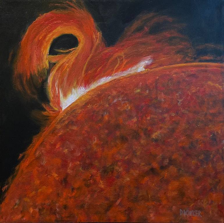 Solar Flare Painting by David Bowker | Saatchi Art