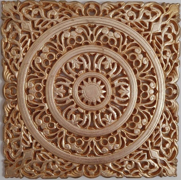 The Gold illuminator Sculpture by Bali Love-Jenkins | Saatchi Art