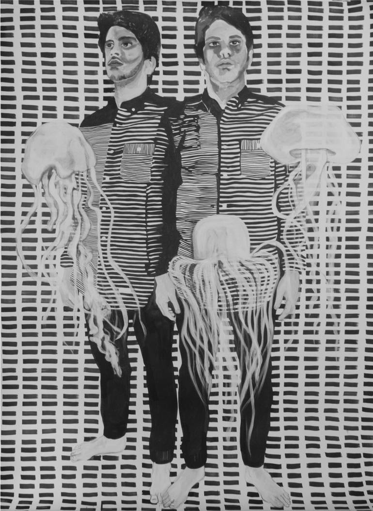 Hesitant Drawing by Saina Heshmati | Saatchi Art