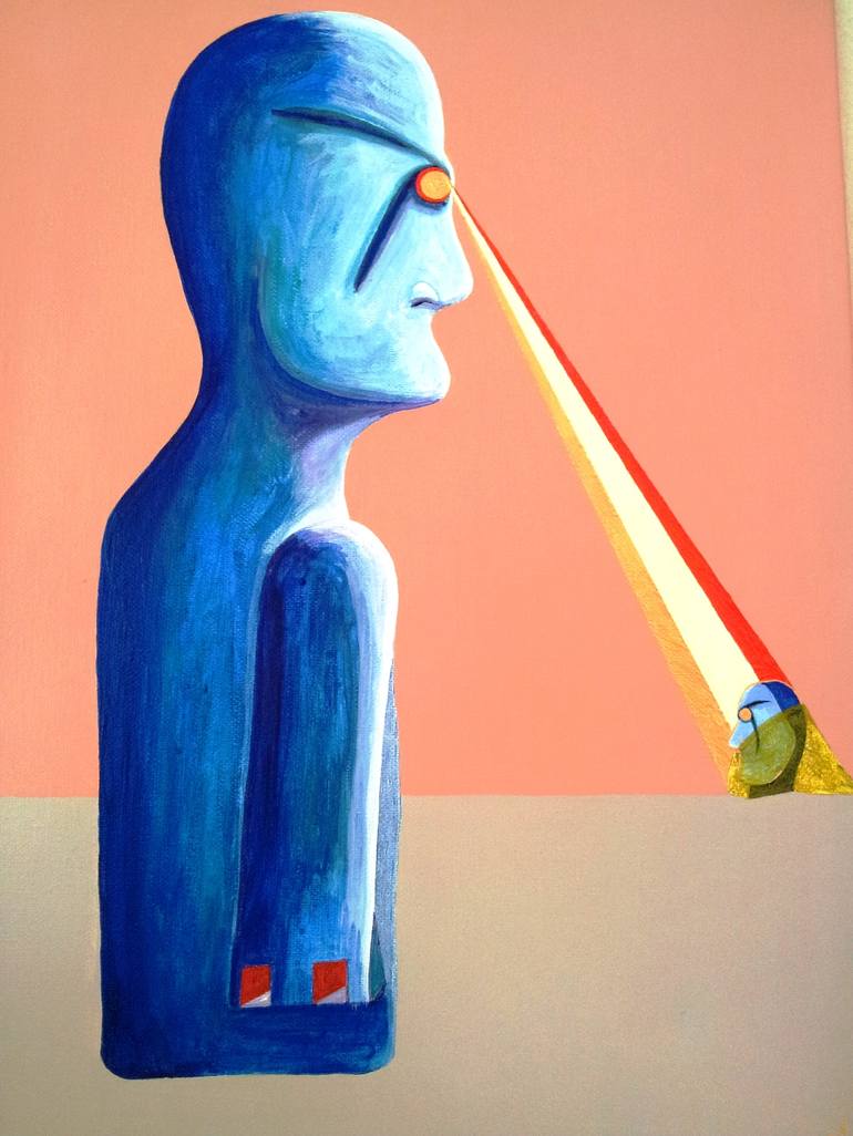 Cloning Painting by Mark Pol | Saatchi Art