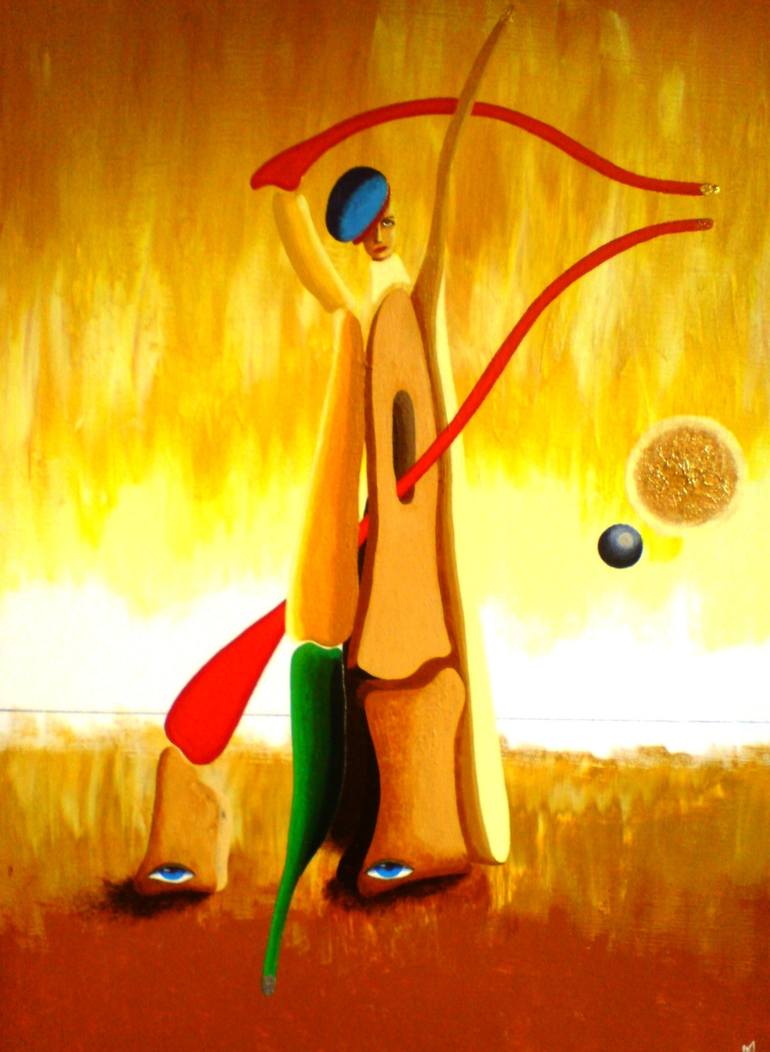 Stone Maiden Painting by Mark Pol | Saatchi Art