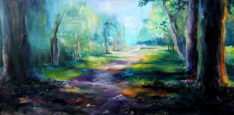 The path Painting by Katarzyna SzymczyńSka | Saatchi Art