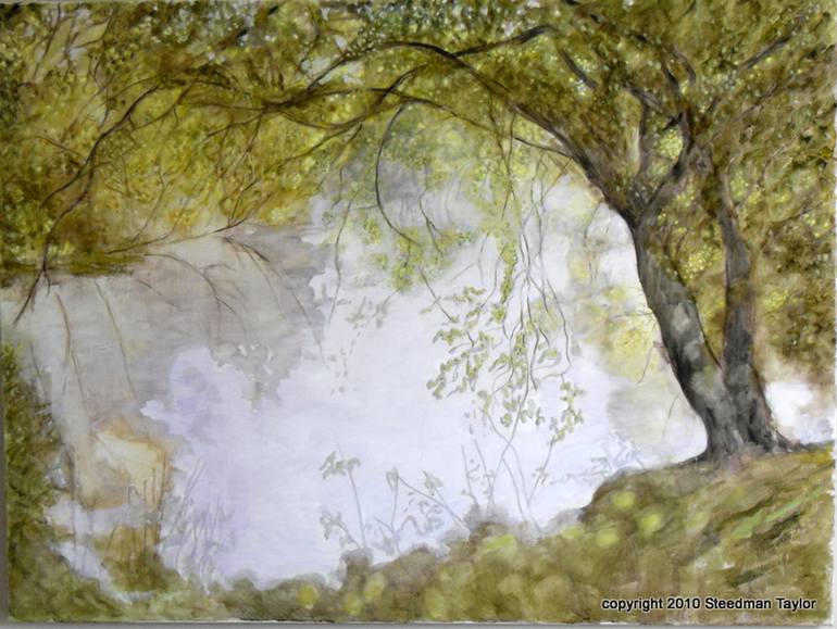 Byrons pool Painting by Michael Steedman Taylor | Saatchi Art