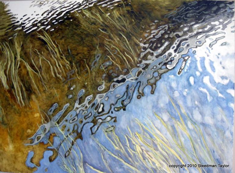 In the shadow of the bridge 2 Painting by Michael Steedman Taylor ...