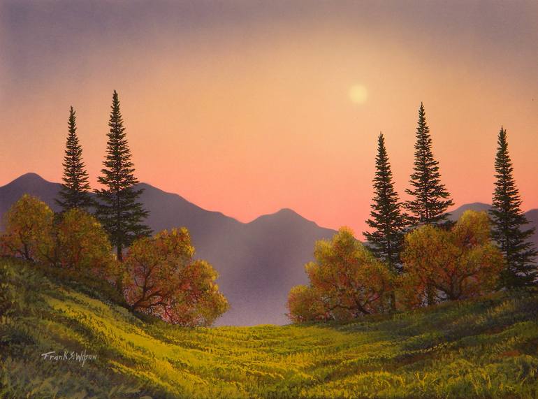 Fading Light Painting by Frank Wilson | Saatchi Art