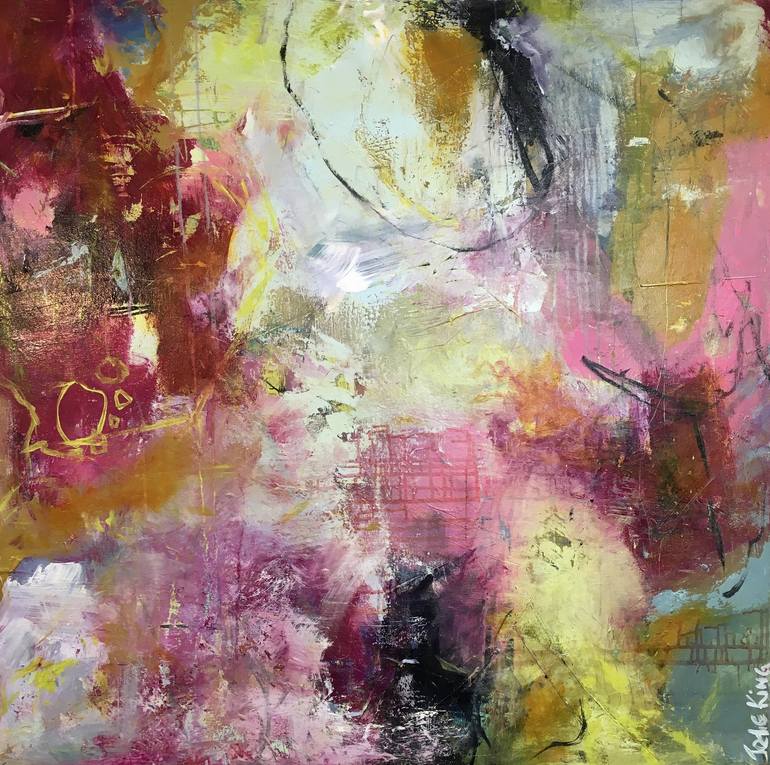 Watch Her Rise Painting by Jodie King | Saatchi Art