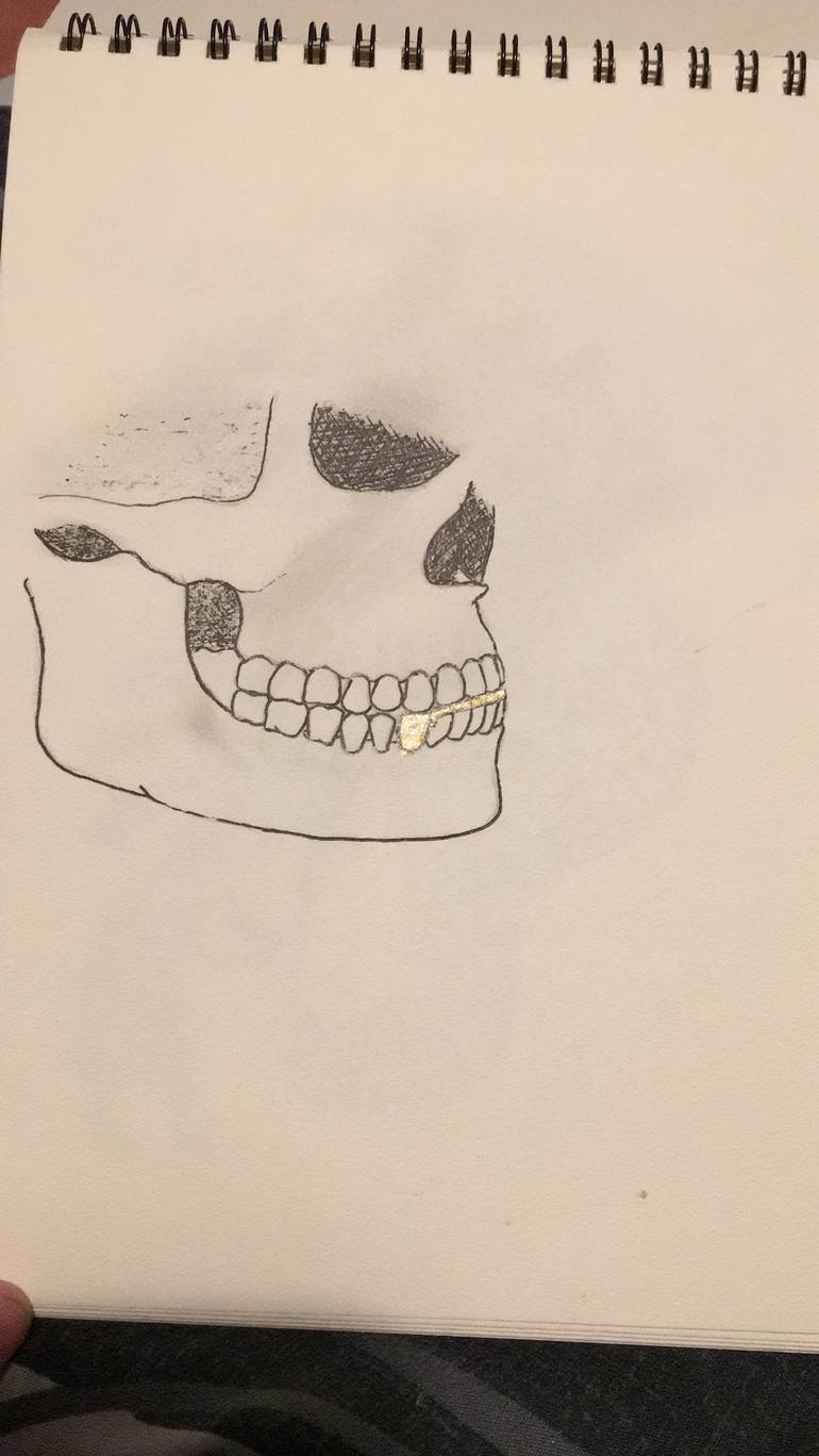 Grillz Drawing by Darcy Gibbs | Saatchi Art