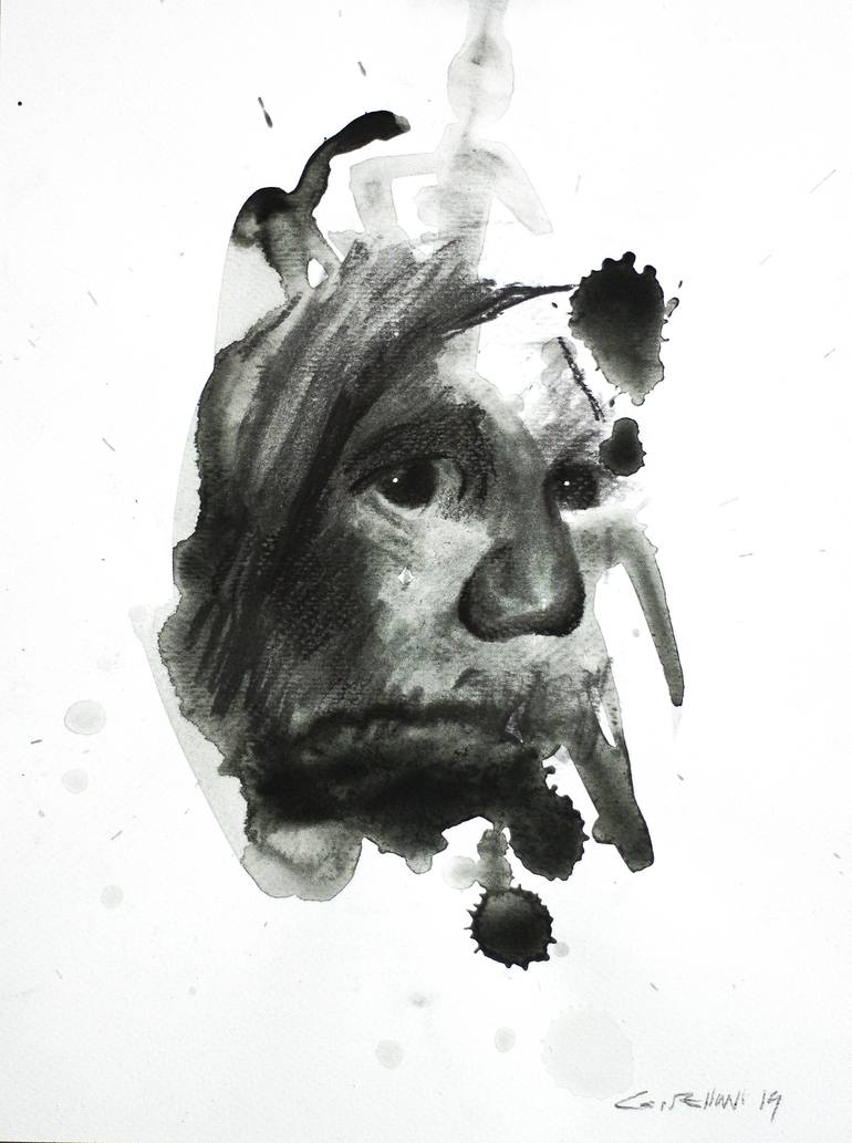 Girl Drawing by Marcello Castellani | Saatchi Art