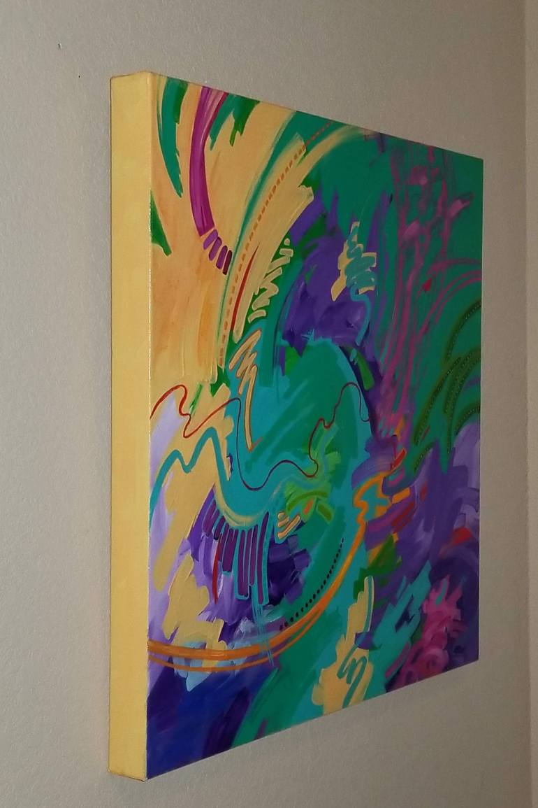 Tropical Breeze Painting by Connie Adcock | Saatchi Art