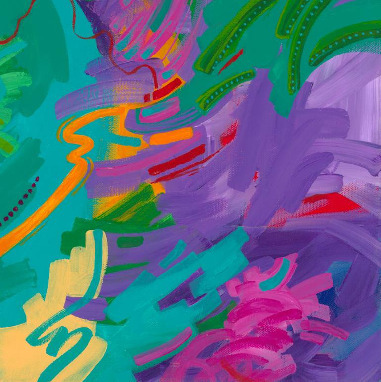 Tropical Breeze Painting by Connie Adcock | Saatchi Art