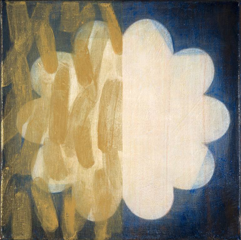 Blue Interruption 2 Painting by Roberta Tucci | Saatchi Art