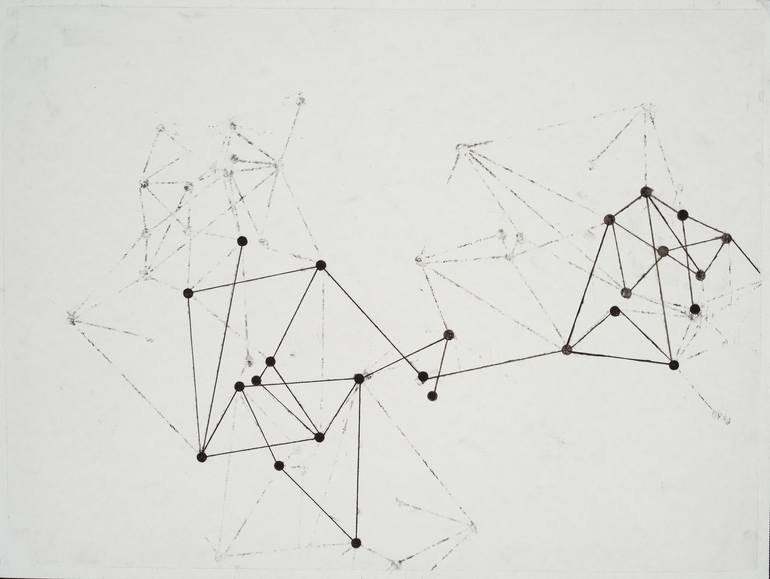 Network Drawing #1 Drawing by Roberta Tucci | Saatchi Art