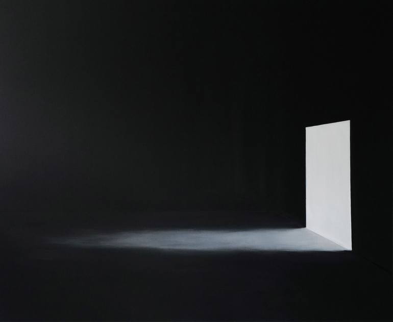 Corner with Exit Painting by Aljoscha Farassat | Saatchi Art