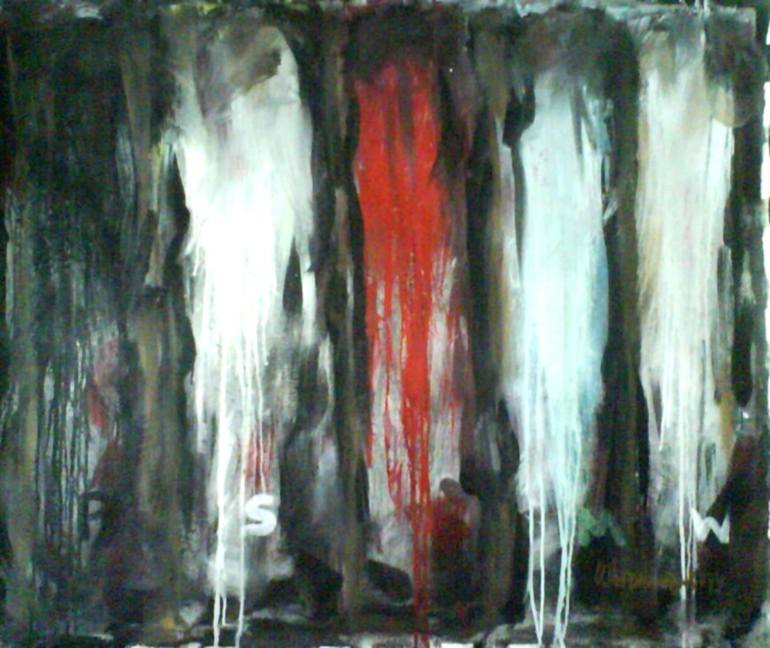 Right hemisphere. Acrylic on canvas, 109Х91cm Painting by Yuriy Nep ...