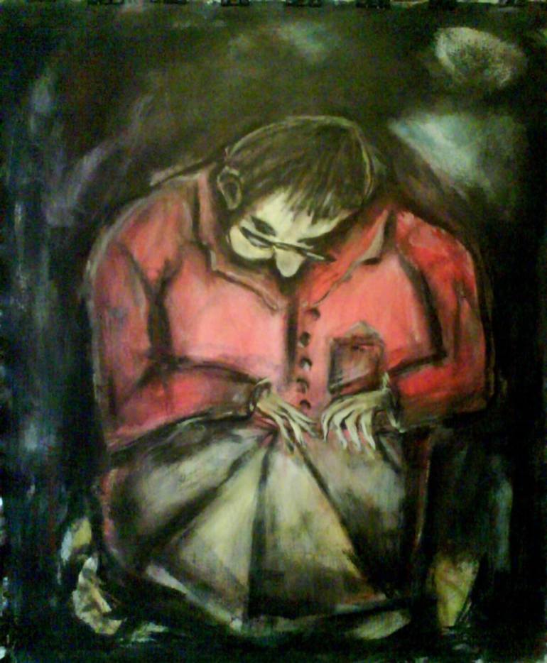 Searching. Acrylic on canvas, 110Х91cm Painting by Yuriy Nep | Saatchi Art