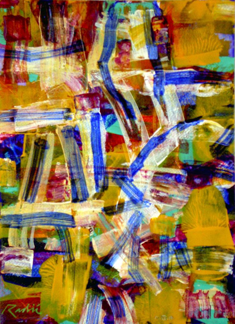 Behind the scene Painting by Theo Radic | Saatchi Art